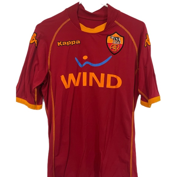 Kappa | Shirts | Kappa As Roma Totti 112 Home Jersey | Poshmark